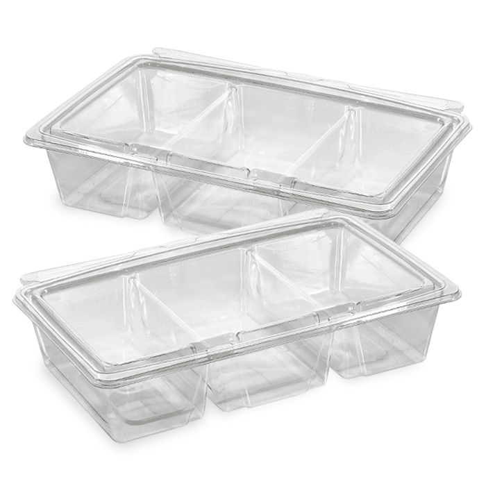 Food Service Supplies | 3 Compartment Deli Container | Packform